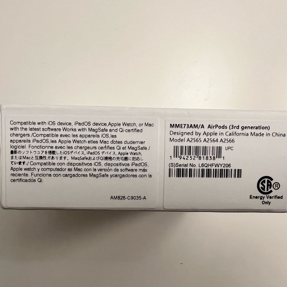 Apple | Headphones | Airpod Gen 3 Brand New With Box | Poshmark